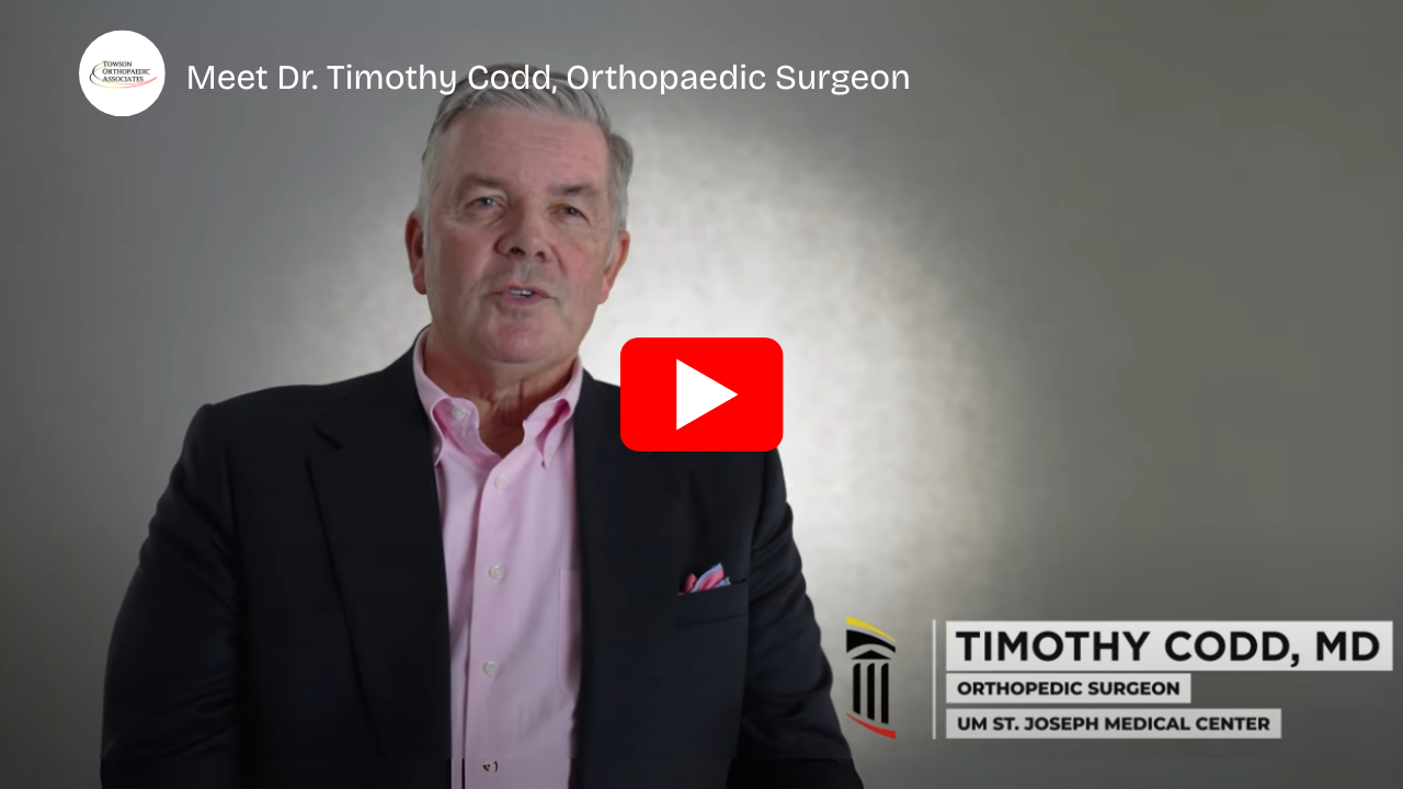 Orthopedic Shoulder Specialist: Timothy P. Codd, M.D. | Towson ...
