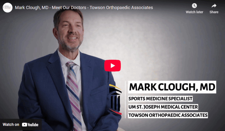 Baltimore Musculoskeletal Specialist: Mark V. Clough, M.D. | Bel Air, MD